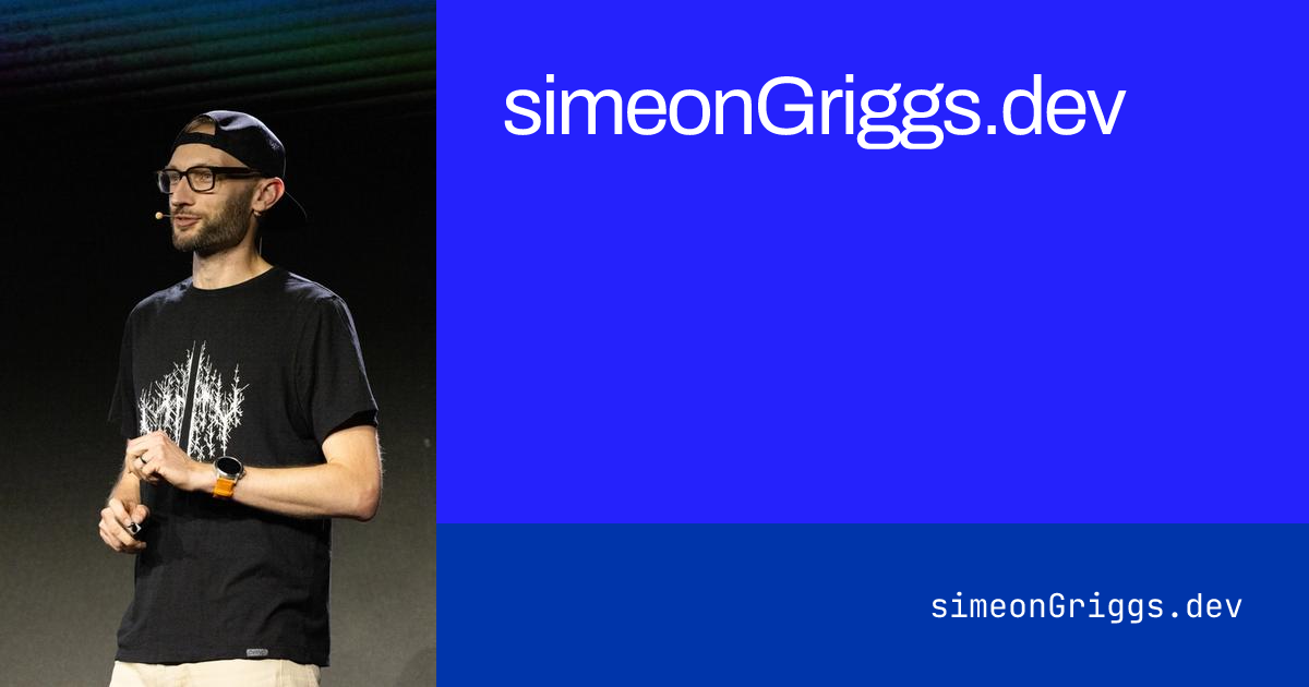 simeonGriggs.dev | Thoughts on Internet
